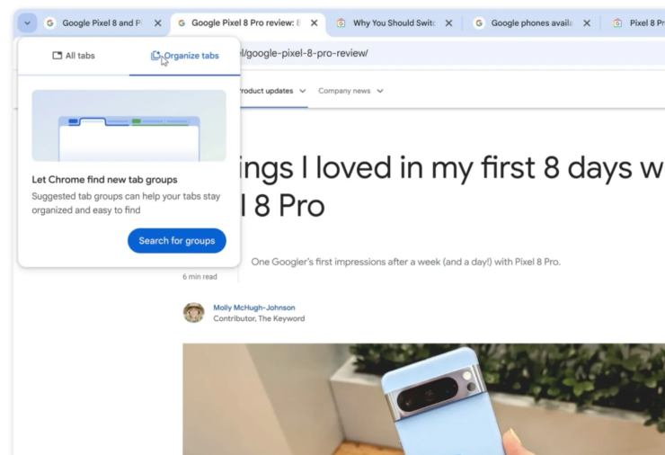 Google gives Chrome a revamp with three new generative AI features ...