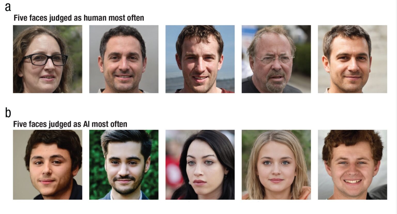 We judge White AI faces as real more often than human faces | DailyAI