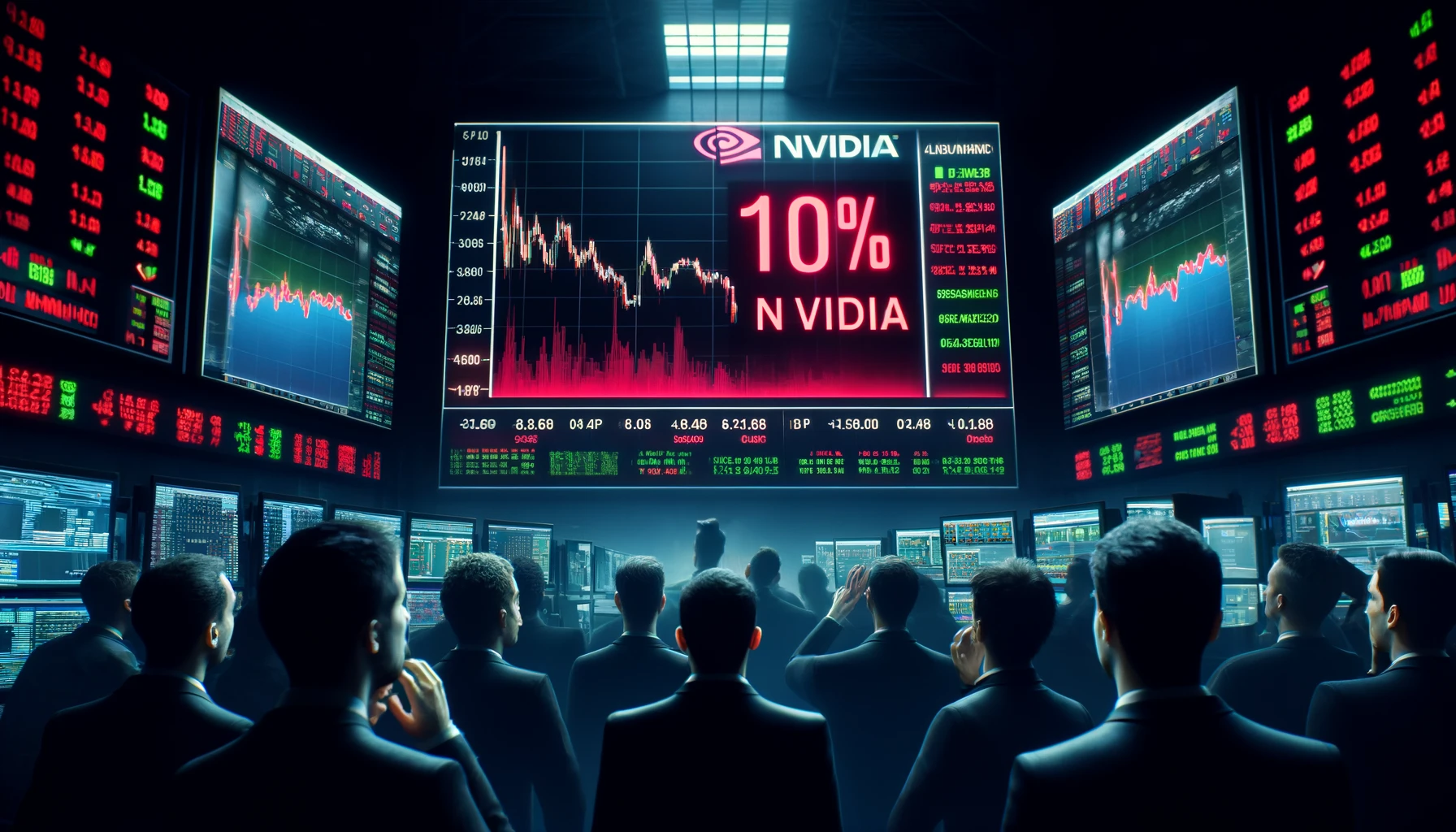 NVIDIA stock tumbles 10% as US tech stocks take a battering | DailyAI